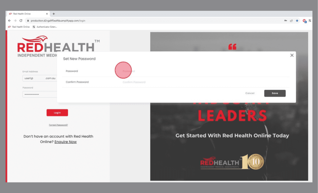 Red Health Online: Create Account & Set Up 2FA Guide